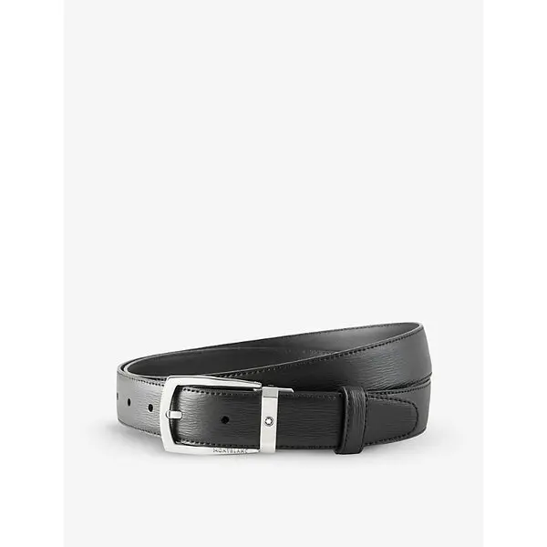 Montblanc Trapeze Leather Belt - One-color