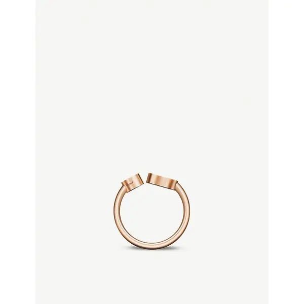 Chopard Happy Hearts 18k And Mother-of-pearl Ring - Rose Gold