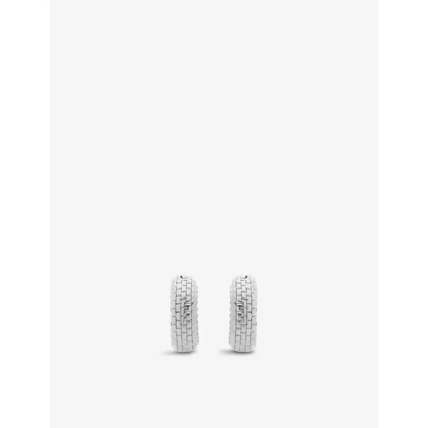 Monica Vinader Heirloom Sterling Huggie Earrings - Silver