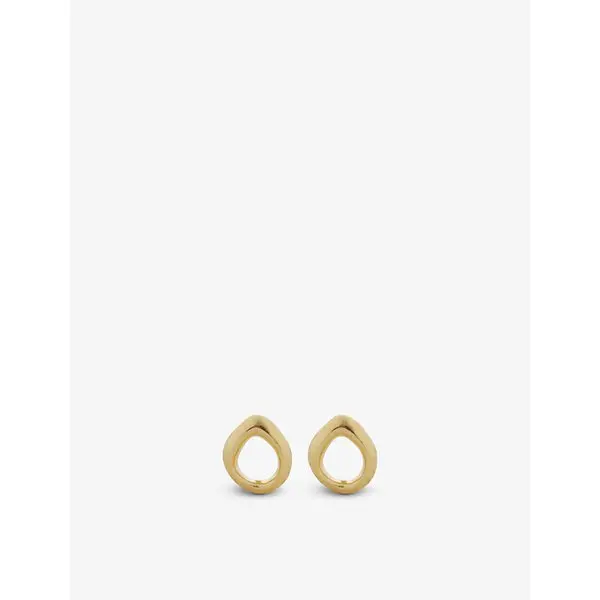Monica Vinader Nura Reef 18ct Yellow -plated Vermeil Sterling Silver Stud Earrings - Gold
