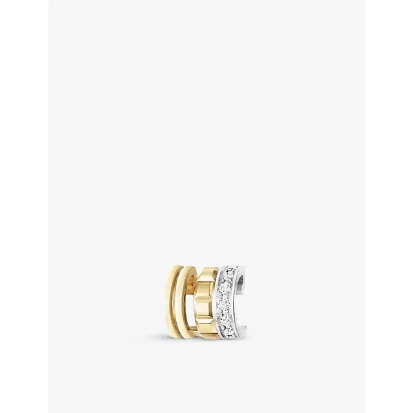 Boucheron Quatre Radiant Edition 18ct And Diamond Clip-on Earring - Gold