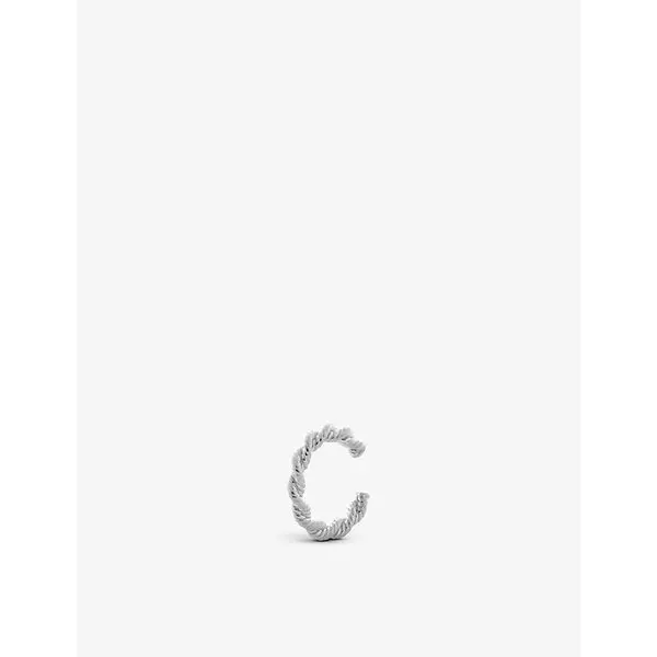 Monica Vinader Corda Sterling Single Huggie Earrings - Silver