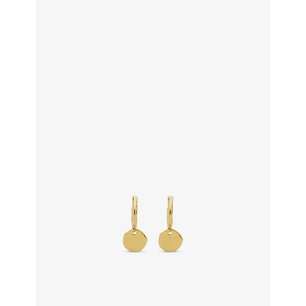 Monica Vinader Siren Muse Mini Drop Earrings - Gold