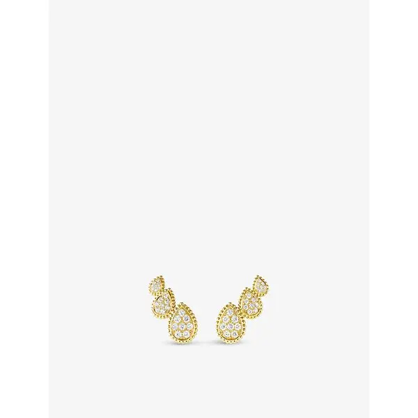 Boucheron Serpent Bohème Diamond Earrings - Yellow