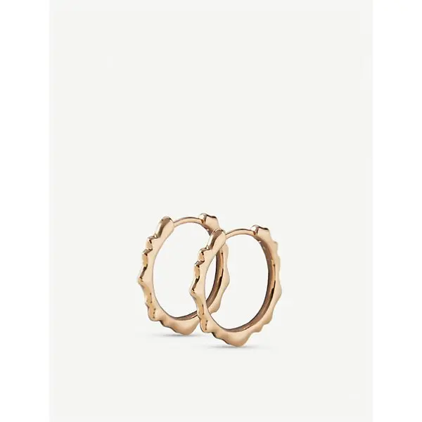 Monica Vinader Siren Hoop Earrings - 18ct Gold Vermeil