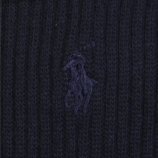 Polo Ralph Lauren Set Of Three Combed Cotton Socks