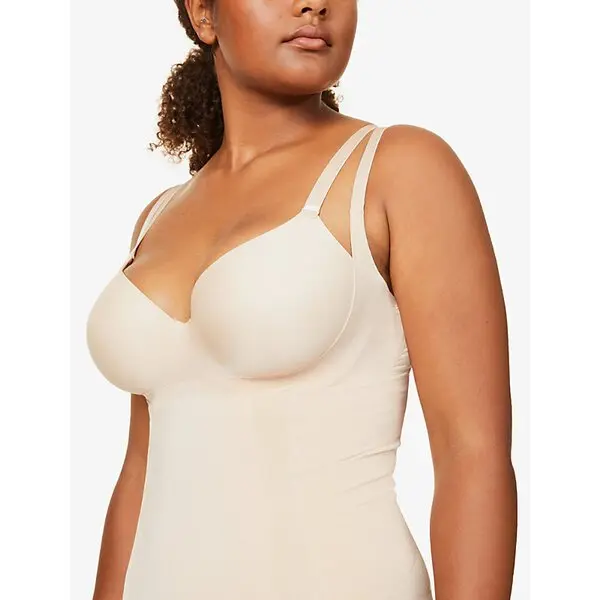 Spanx Sculpt™ Oncore Open-bust Mid-thigh Bodysuit - Soft Nude