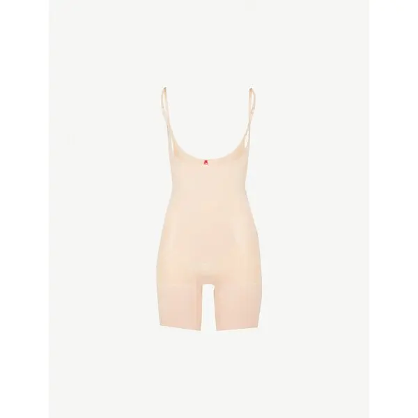 Spanx Sculpt™ Oncore Open-bust Mid-thigh Bodysuit - Soft Nude
