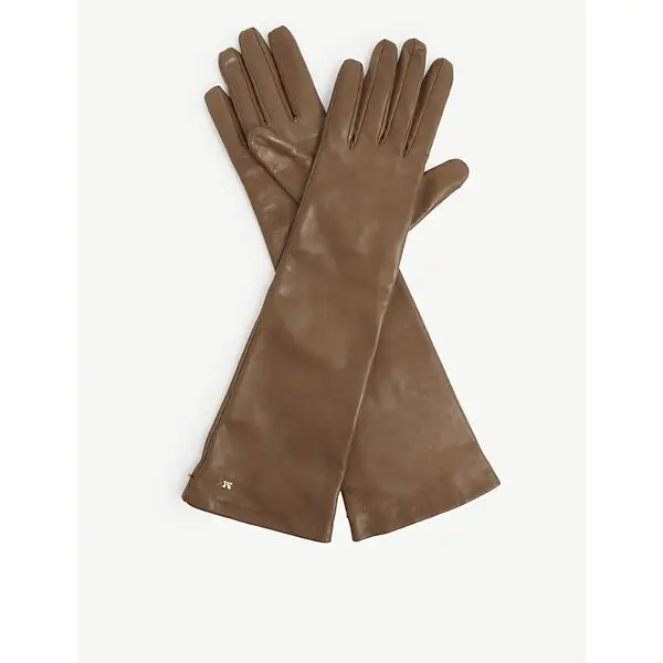Max Mara Afidee Elbow-length Leather Gloves