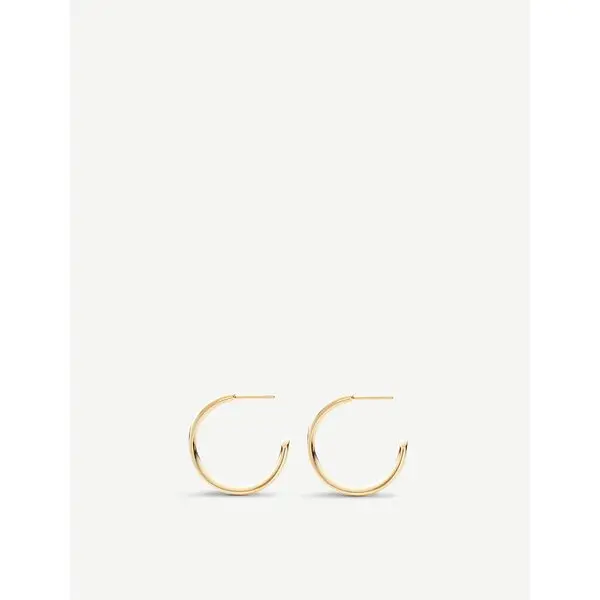 Monica Vinader Fiji 18ct Vermeil Hoop Earrings