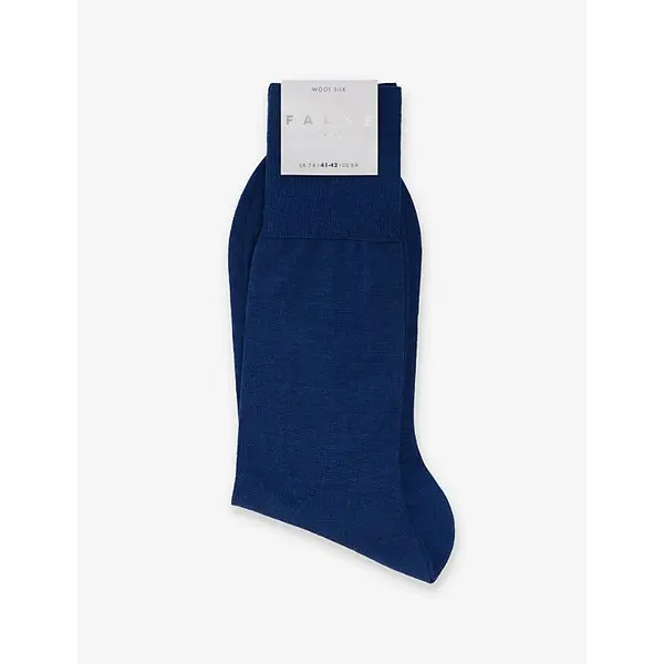 Falke No3 Wool-silk Socks - 6000 Royal Blue