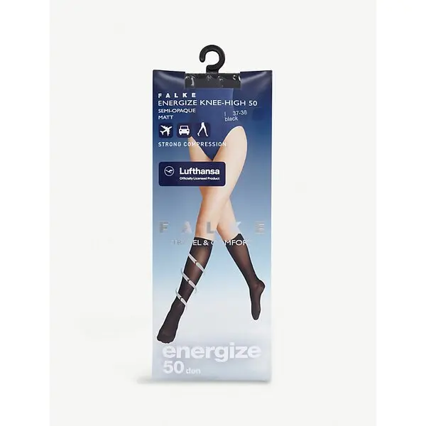 Falke Energize 50 Denier Knee-high Socks - Black