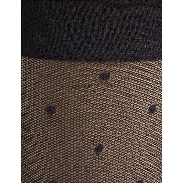Falke Polka Dot Knee-high Knitted Socks - 3009 Black