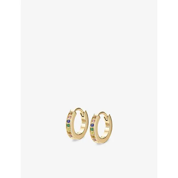 Monica Vinader Huggie Earrings - Gold