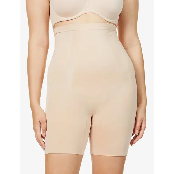 Spanx Sculpt™ Oncore High-waist Stretch-woven Shorts - Soft Nude