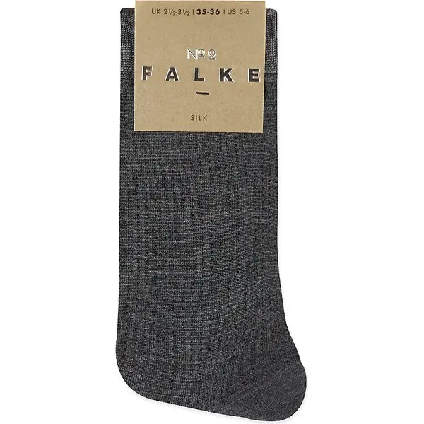 Falke No. 2 Silk Socks - 3705 Asphalt