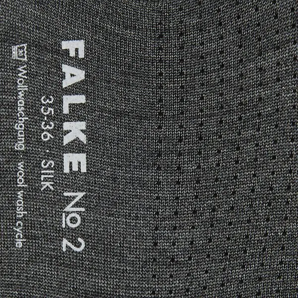 Falke No. 2 Silk Socks - 3705 Asphalt