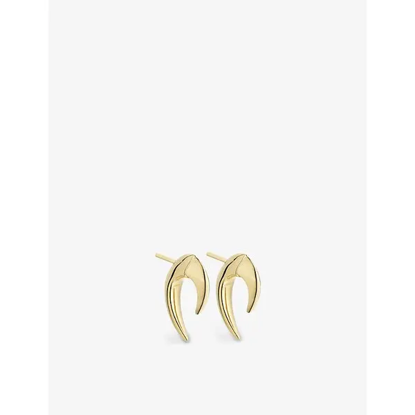 SHAUN LEANE Mini Talon Earrings - Yellow Gold Vermeil