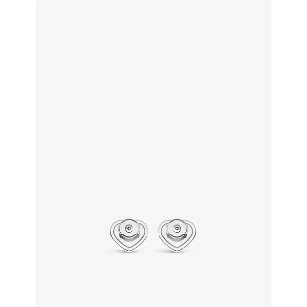 Chopard Happy Hearts Diamond Earrings - White Gold