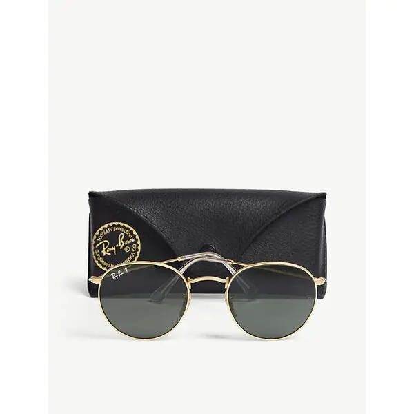 Ray-ban Phantos-frame Sunglasses - Gold