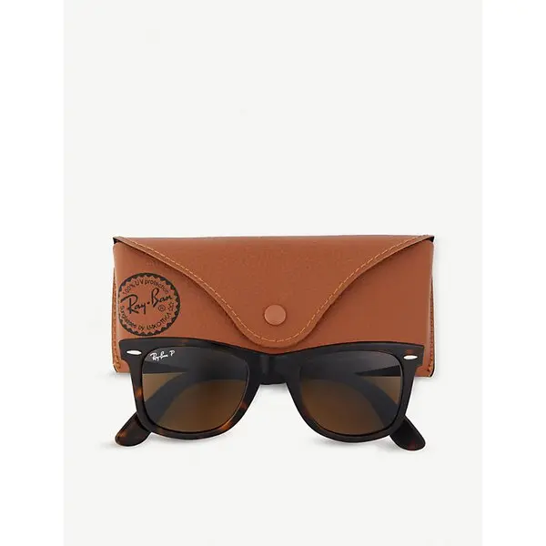 Ray-ban Tortoiseshell Wayfarer Sunglasses - Matte Havana