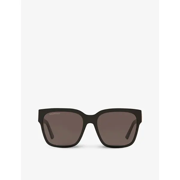 Balenciaga Bb0056s Square Sunglasses - Black