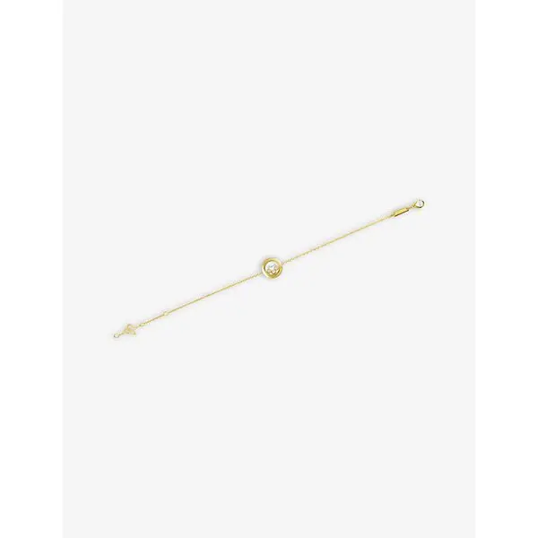 Chopard Happy Diamonds Icons 18ct And Diamond Bracelet - Yellow Gold