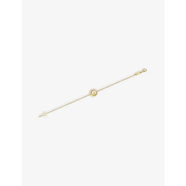 Chopard Happy Diamonds Icons 18ct And Diamond Bracelet - Yellow Gold