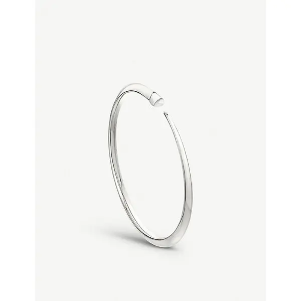 SHAUN LEANE Sterling Tusk Sabre Bangle - Silver