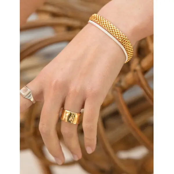 Monica Vinader Heirloom Sterling Bracelet - Silver