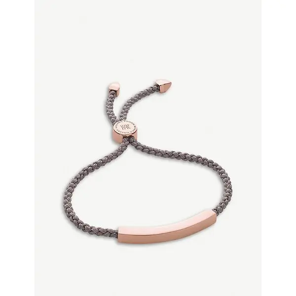 Monica Vinader Linear Friendship Bracelet - Grey