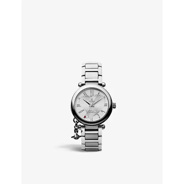 VIVIENNE WESTWOOD Orb Stainless Steel Quartz Watch - Silver/ Silver