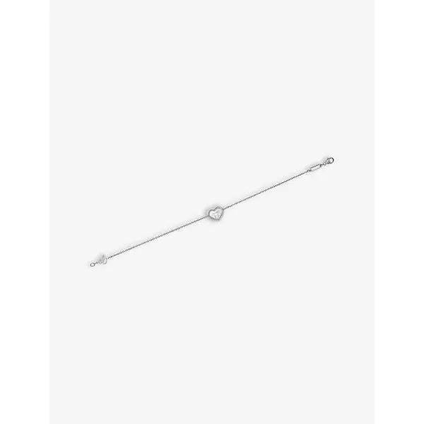 Chopard Happy Diamonds Icons 18ct White-gold And 0.15ct Diamond Bracelet