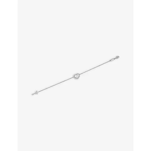 Chopard Happy Diamonds Icons 18ct White-gold And 0.15ct Diamond Bracelet