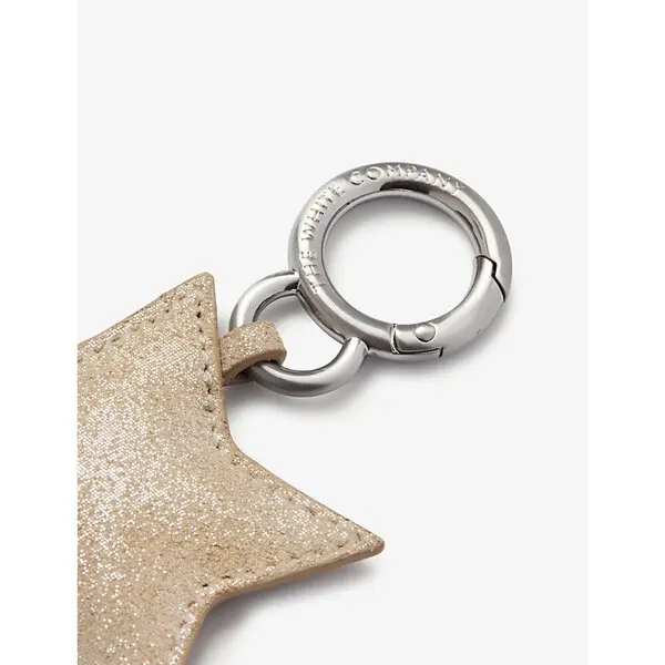 THE WHITE COMPANY Star Suede Keyring 1