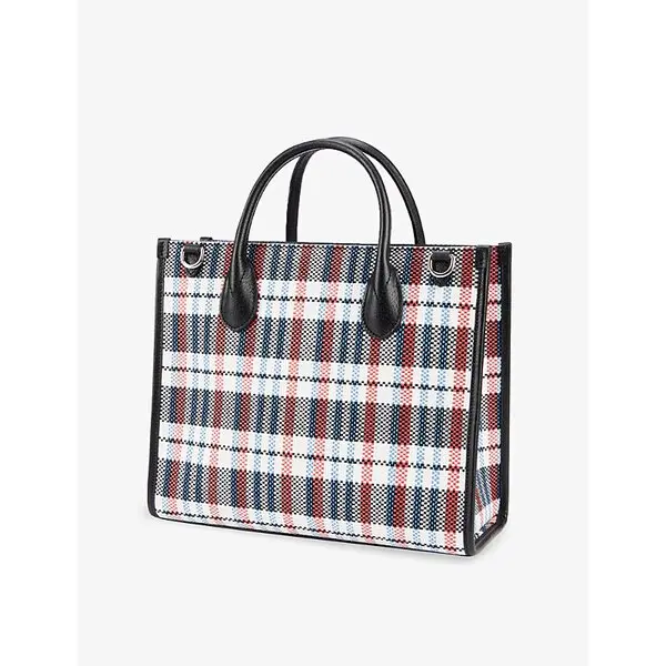 Gucci Iccug Canvas And Leather Tote Bag