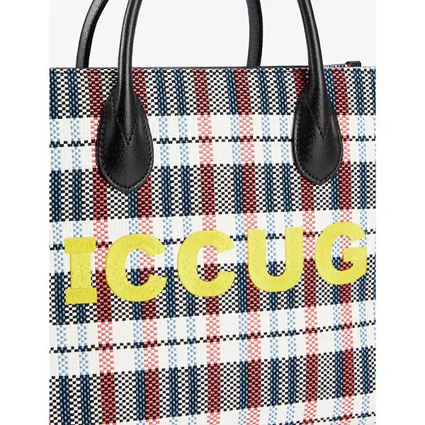 Gucci Iccug Canvas And Leather Tote Bag