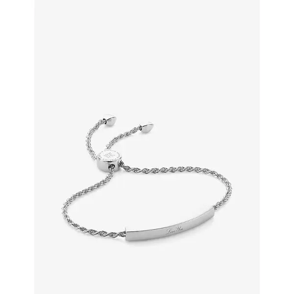 Monica Vinader Linear Sterling Friendship Bracelet - Silver