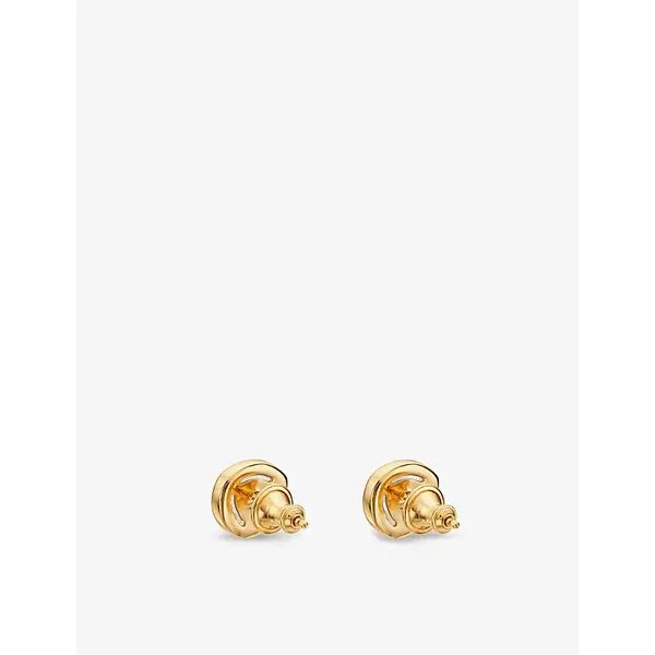Monica Vinader Siren Stud Earrings With Gemstones