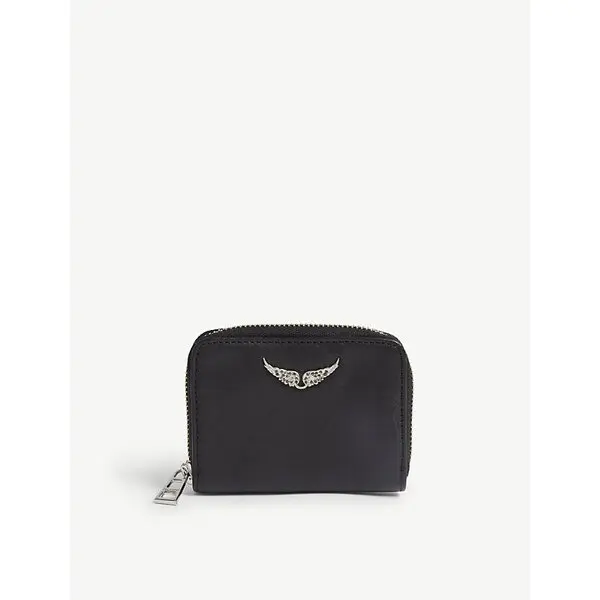Zadig&Voltaire Leather Mini Wallet - Noir