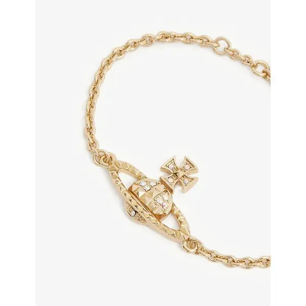VIVIENNE WESTWOOD Mayfair Orb Chain Bracelet - Crystal Ab/gold