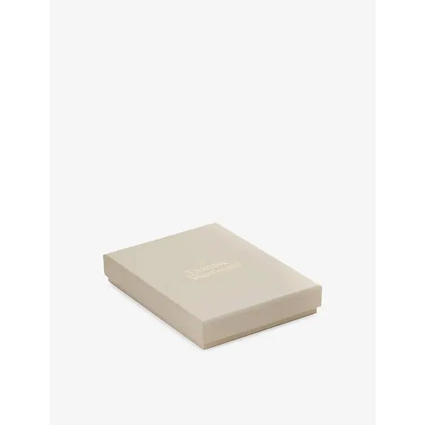 VIVIENNE WESTWOOD Milano Grained Leather Billfold Wallet