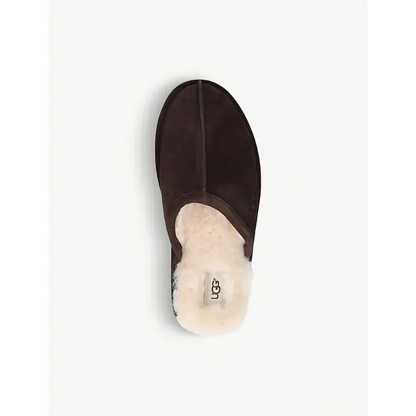 UGG Scuff Sheepskin Slippers - Dark Brown