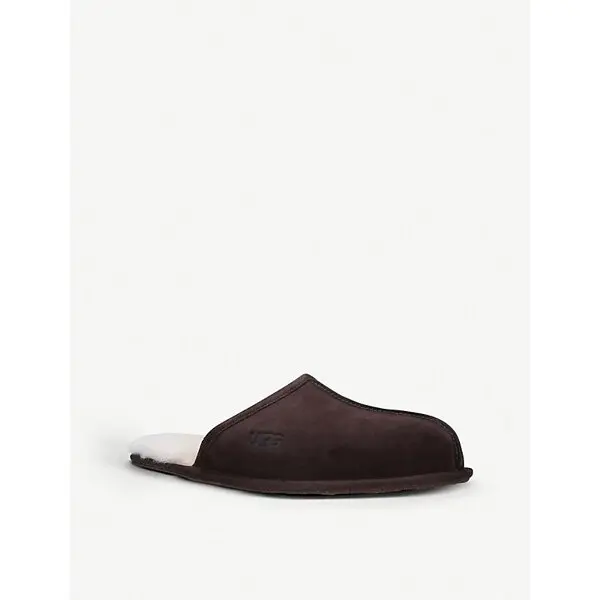 UGG Scuff Sheepskin Slippers - Dark Brown