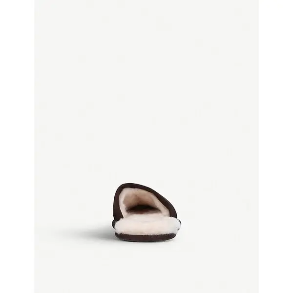 UGG Scuff Sheepskin Slippers - Dark Brown