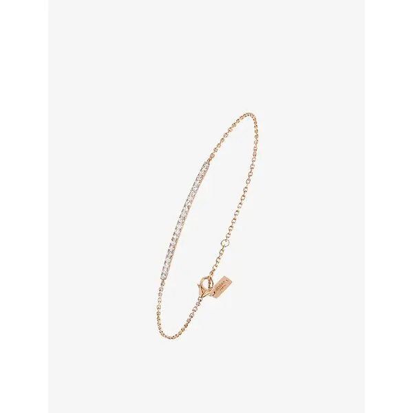 Messika Gatsby Rose Gold And Diamond Bracelet - Pink Gold