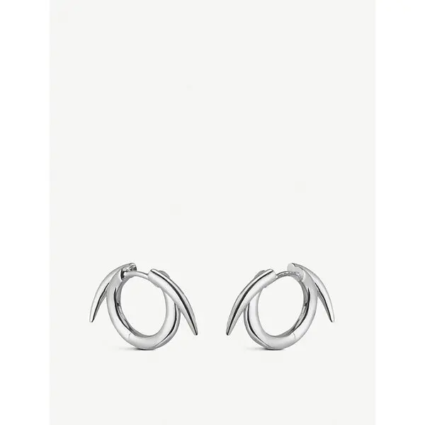 SHAUN LEANE Thorn Hoop Sterling Earrings - Silver