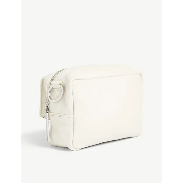 Whistles Bibi Leather Crossbody Bag - White