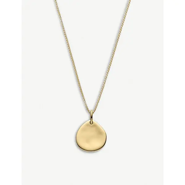 Monica Vinader Fine Oval Box 18ct Yellow-vermeil Chain