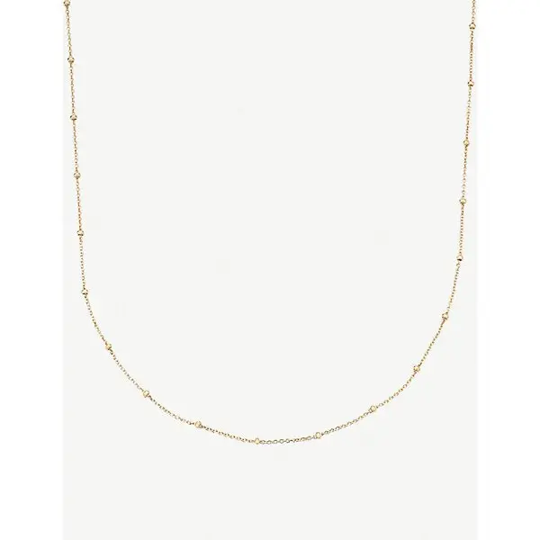 Monica Vinader 18ct Yellow -plated Chain Necklace - Gold